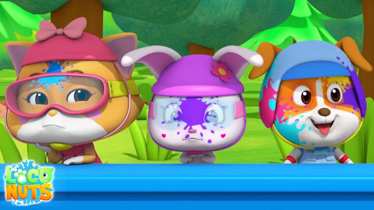 Labanan sa paintball | Nakakatawang mga bata na video | Kids Tv ...