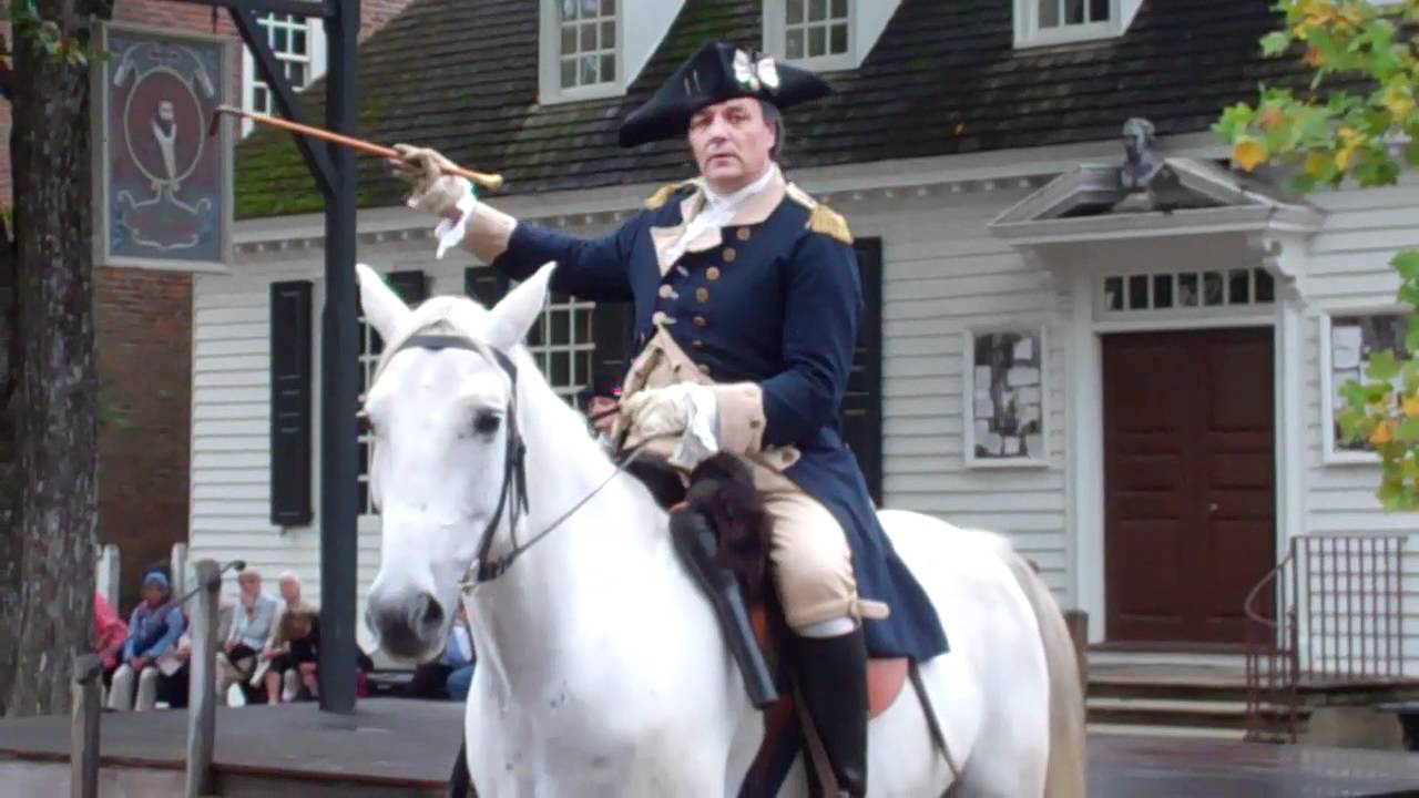 Colonial Williamsburg -- General Washington - YouTube