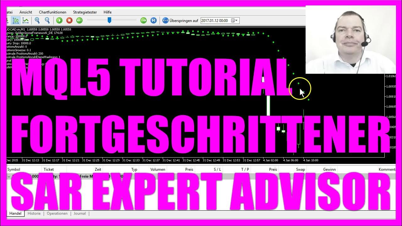 Mql5 Tutorial Deutsch Fortgeschrittener Sar Expert Advisor Youtube