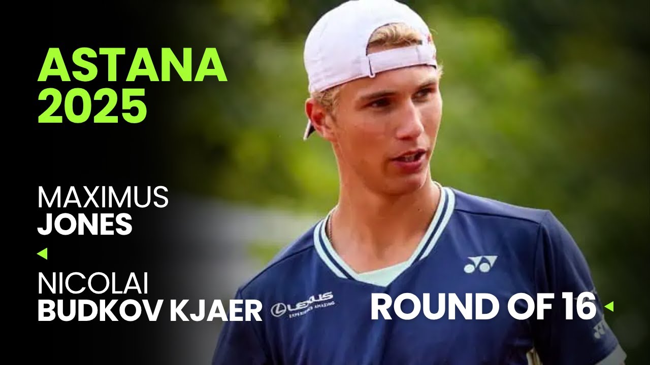 Maximus Jones vs Nicolai Budkov Kjaer | Astana 2025 R16 | ATP ...