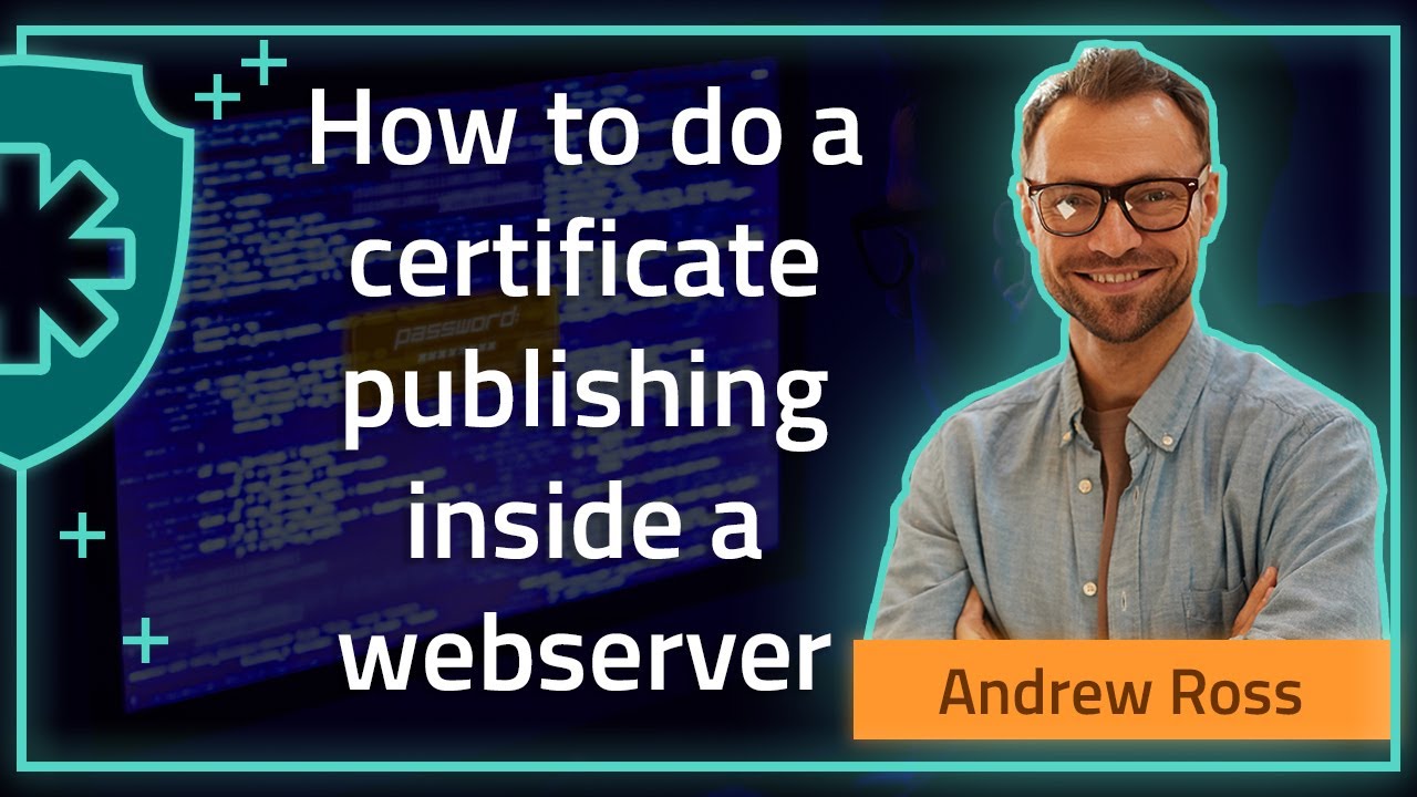 How to do a certificate publishing inside a webserver - YouTube