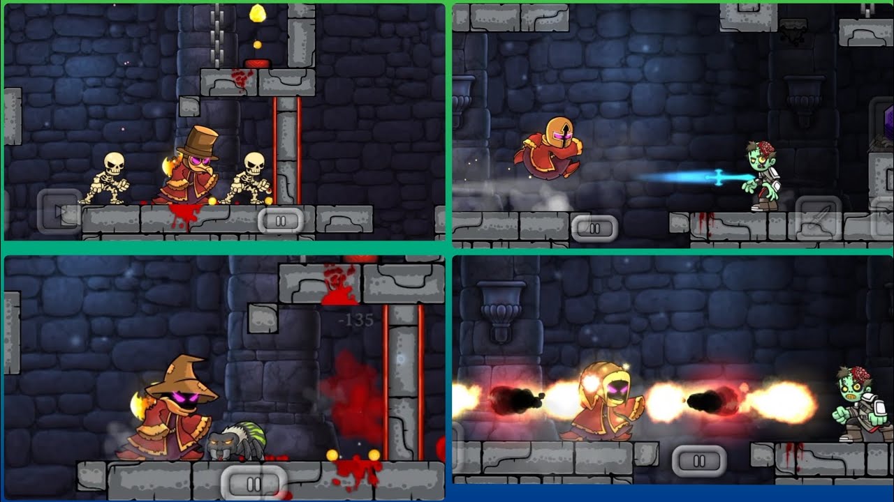 Magic Rampage - All Characters Special Abilities !!! - YouTube