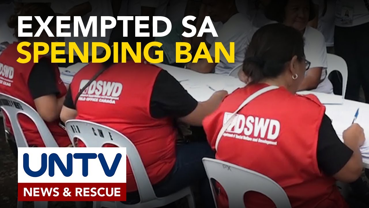 AKAP, 27 pang programa ng DSWD, binigyan ng comelec ng exemption sa ...