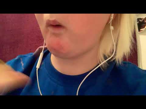 ASMR - eating pickles with earphone mic
