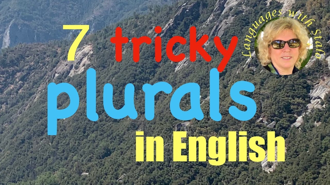 ENGLISH: 7 tricky plurals - YouTube