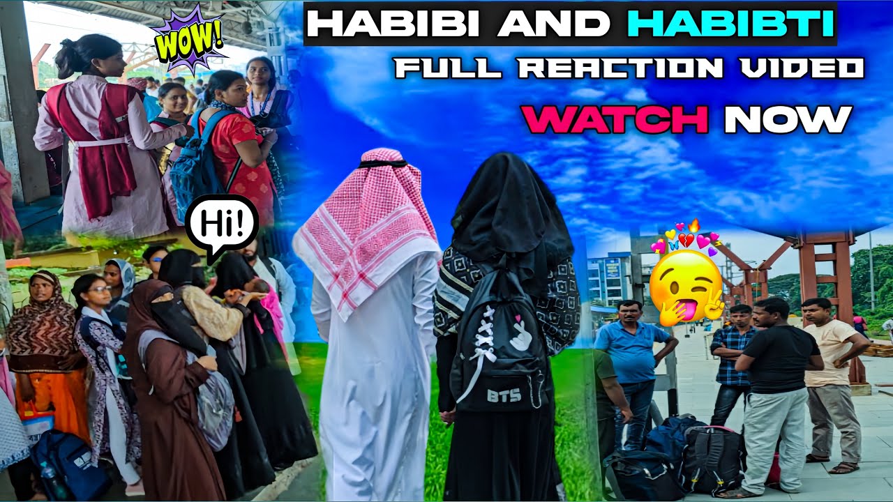 Habibi and habibti public reaction 👀 full video xclux999 - YouTube