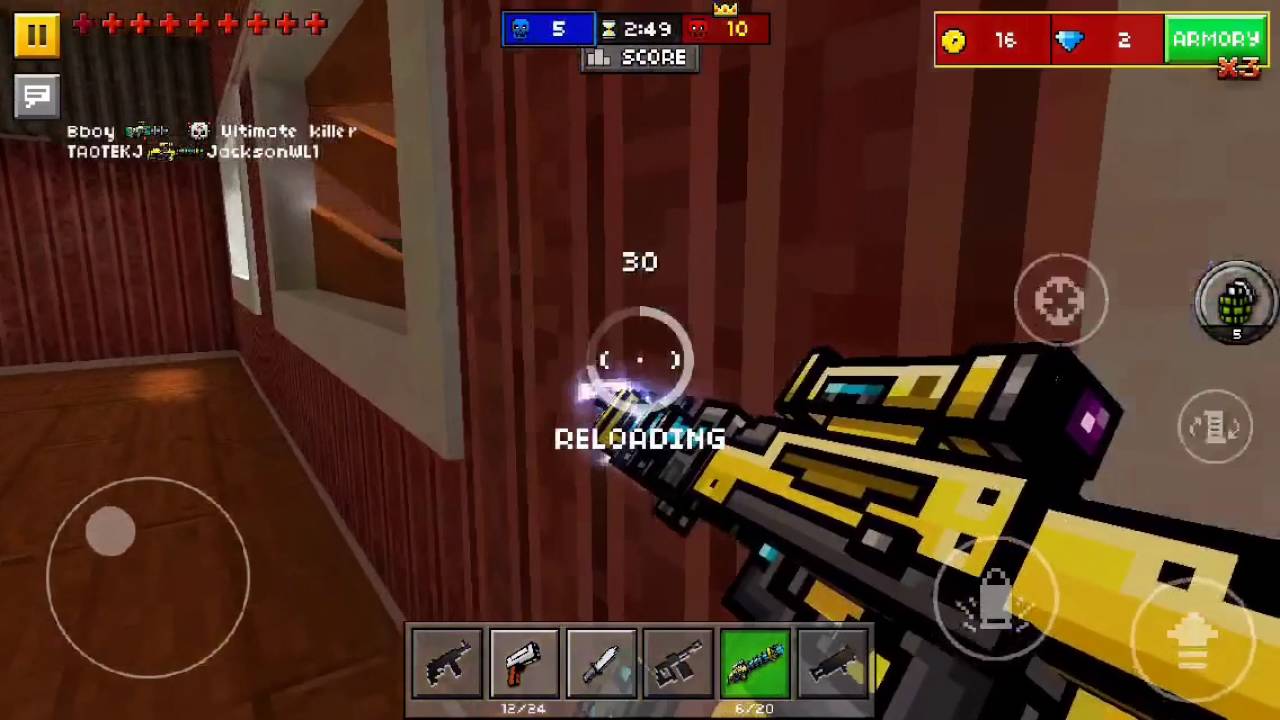 Test thử electro blast rifle(Pixel Gun 3D) - YouTube