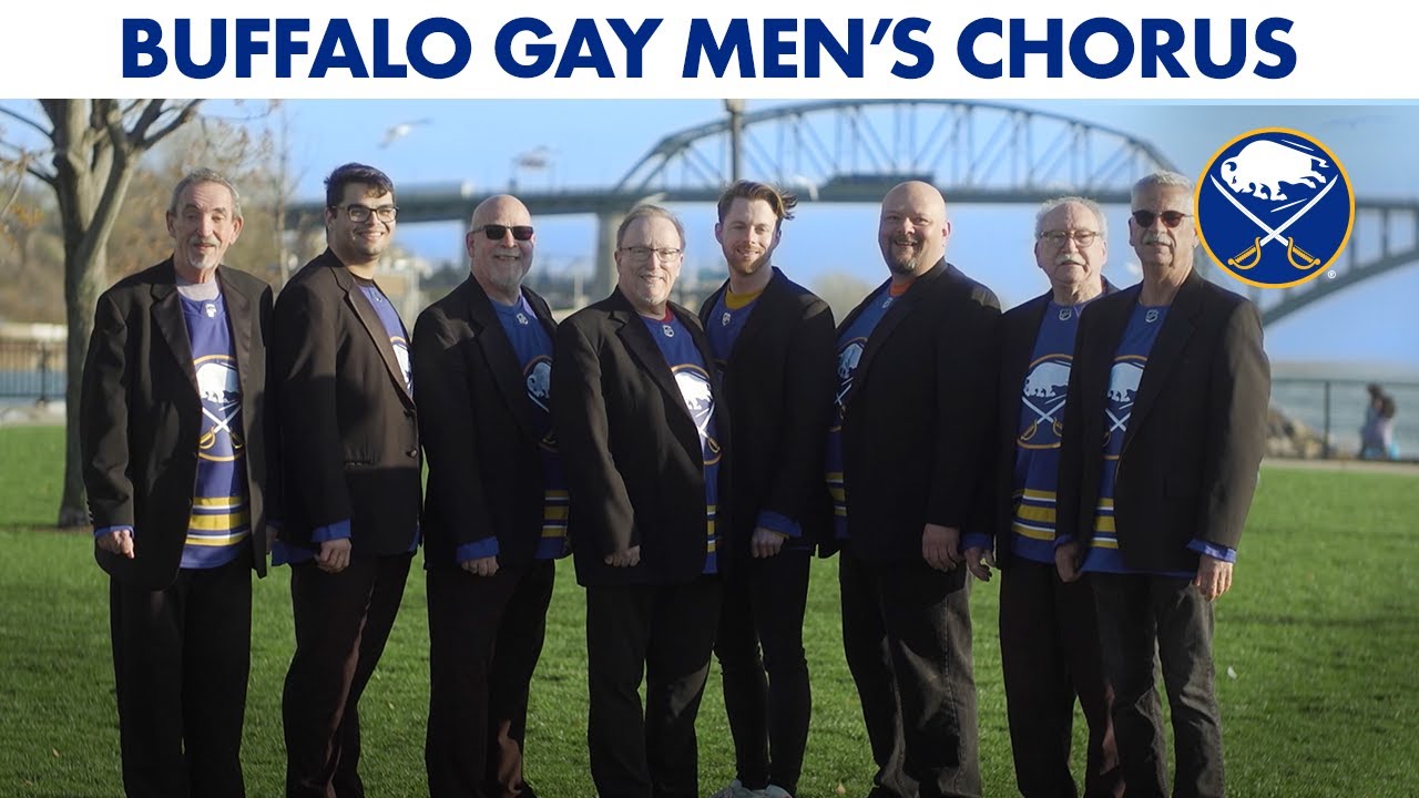 Buffalo Sabres Pride Game | Anthems performed by Buffalo Gay Men's ...