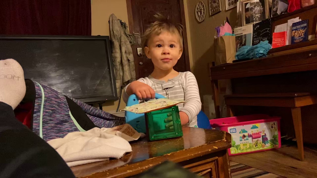 Hunter Asher Talon Blocker working on his beats - YouTube