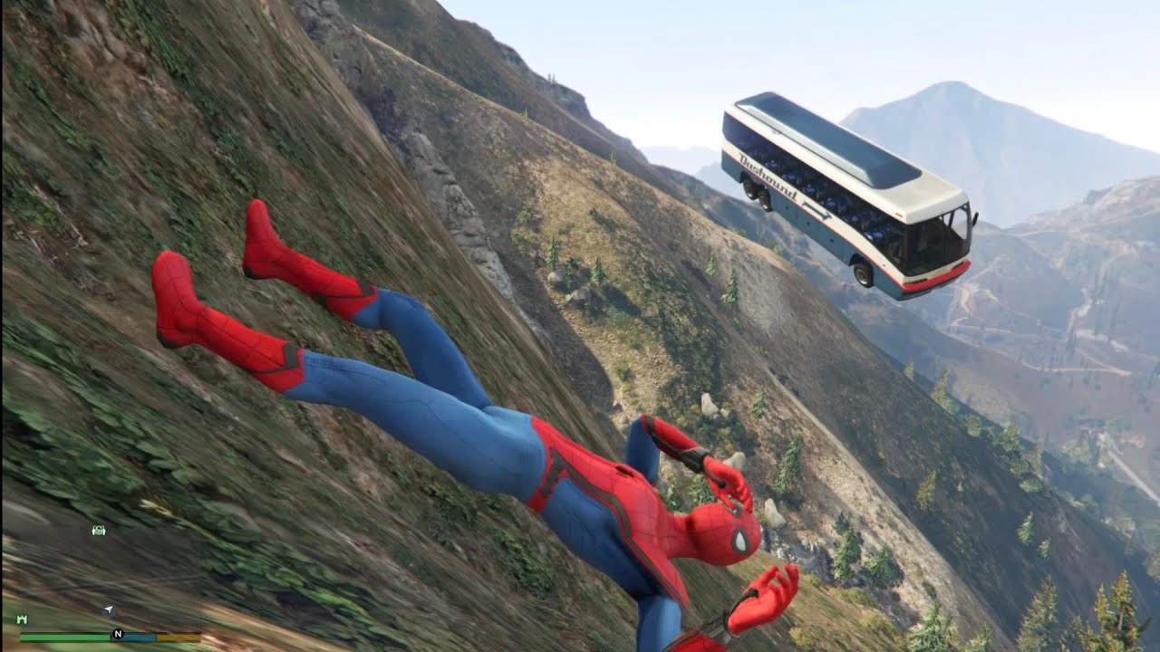 GTA 5 - Spiderman Falling off Highest Buildings - Ep.11 (Euphoria ...