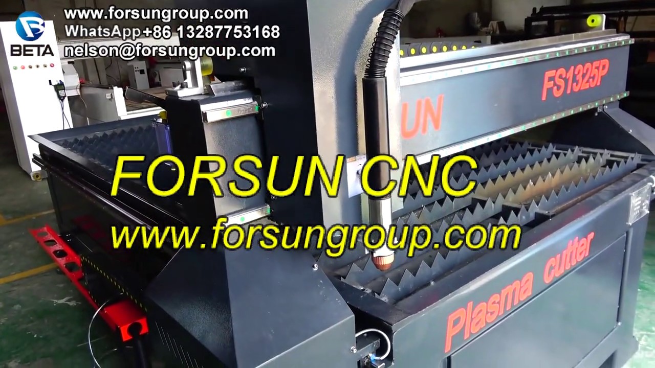 How to use CNC Plasma Cutter Machine? - FORSUN CNC - YouTube