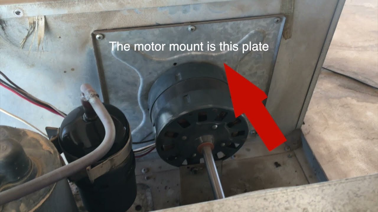 How to oil RV AC motor bearings with no ports - YouTube