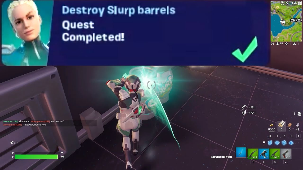 Destroy Slurp Barrels Fortnite - YouTube