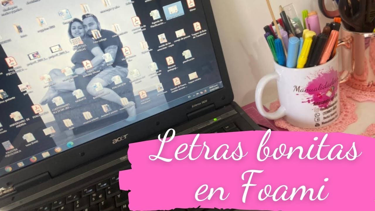¿Cómo hacer letras en foami? - YouTube