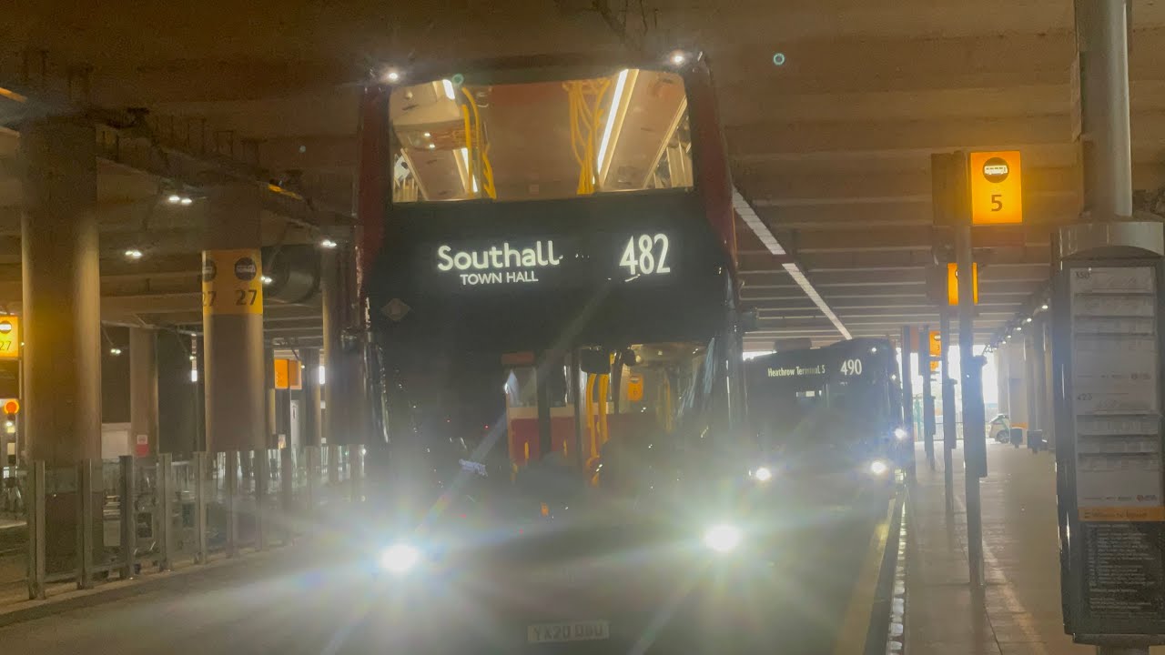 Shabby FRV - TFL Bus Route 482: Heathrow Terminal 5 - Southall, Town ...