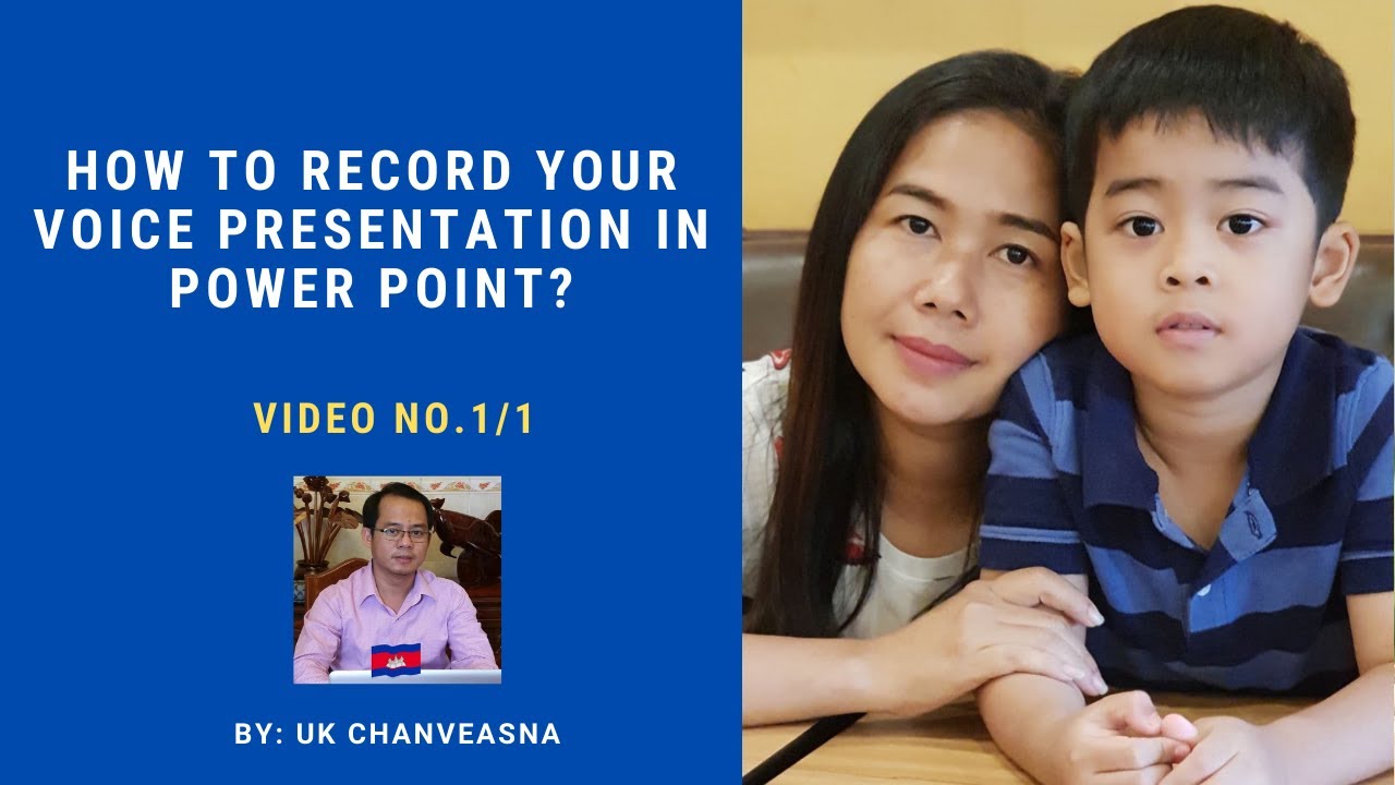 How to record voice presentation in Power Point? - YouTube