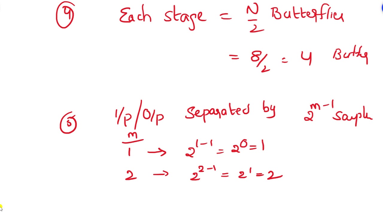 Idft Computation Using Dit Algorithm Youtube 5461