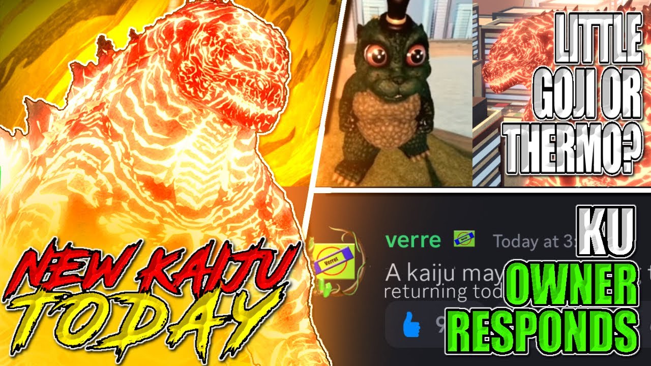 NEW KU KAIJU TODAY! Thermo or Little Godzilla Replacement | THEORIES ...