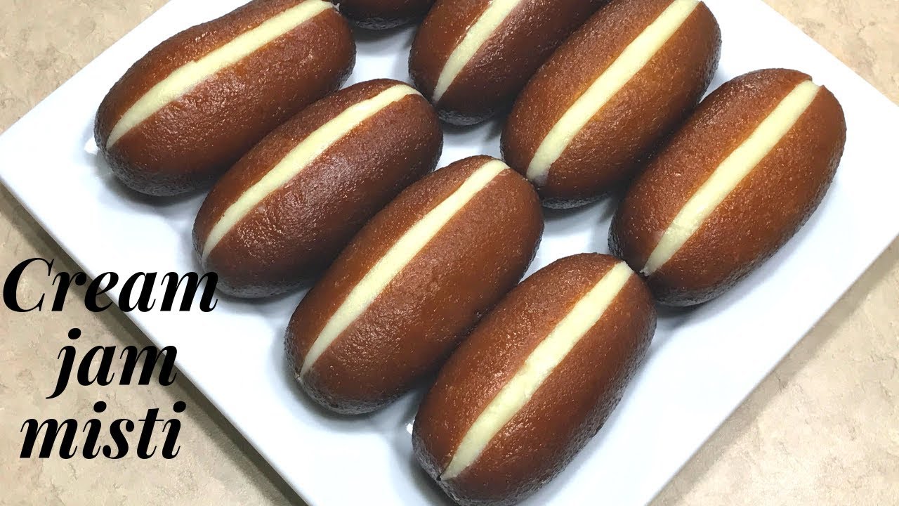 Bangladeshi Cream Jam Misti Recipe // Bangladeshi Misti Recipe // Cream ...