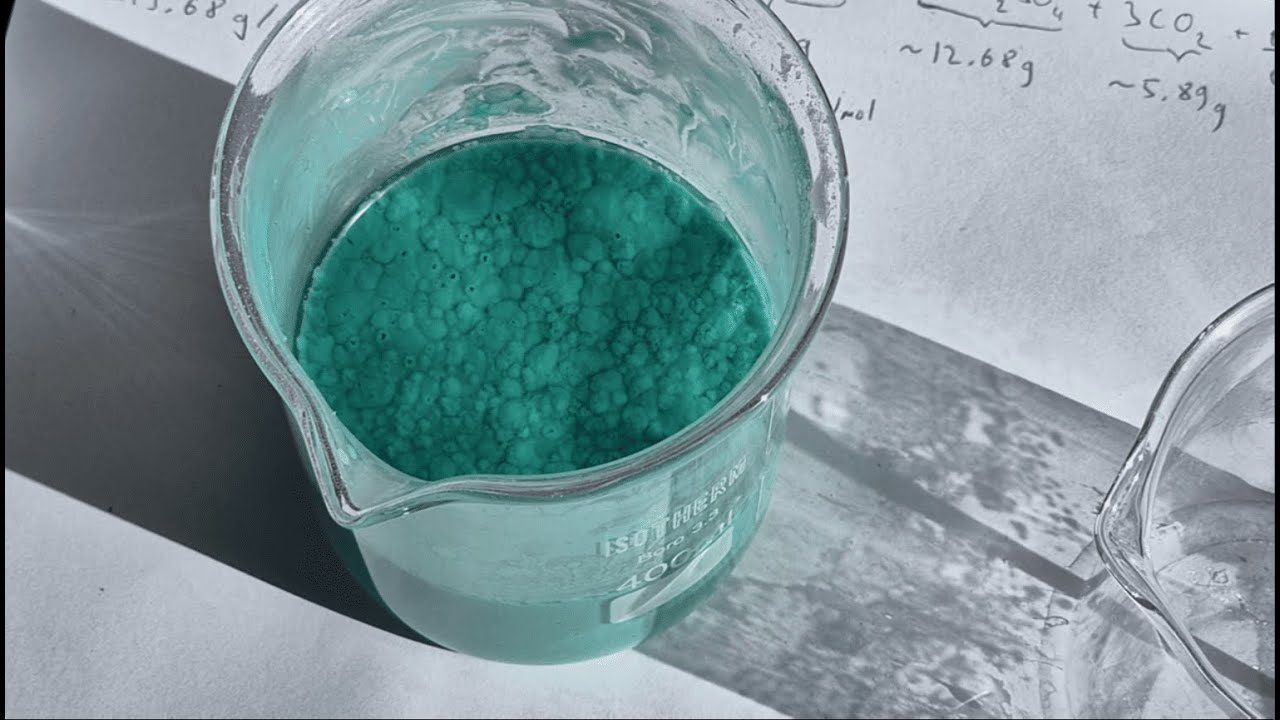 Copper Salts Series I : Basic Copper Carbonate - YouTube