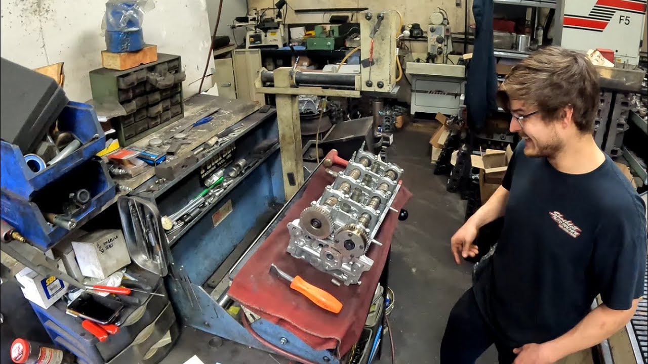 Picking Up The FERREA Built K20Z1 Head From Shacklett Automotive ...