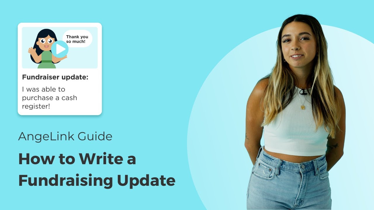 How To Write a Fundraising Update - YouTube