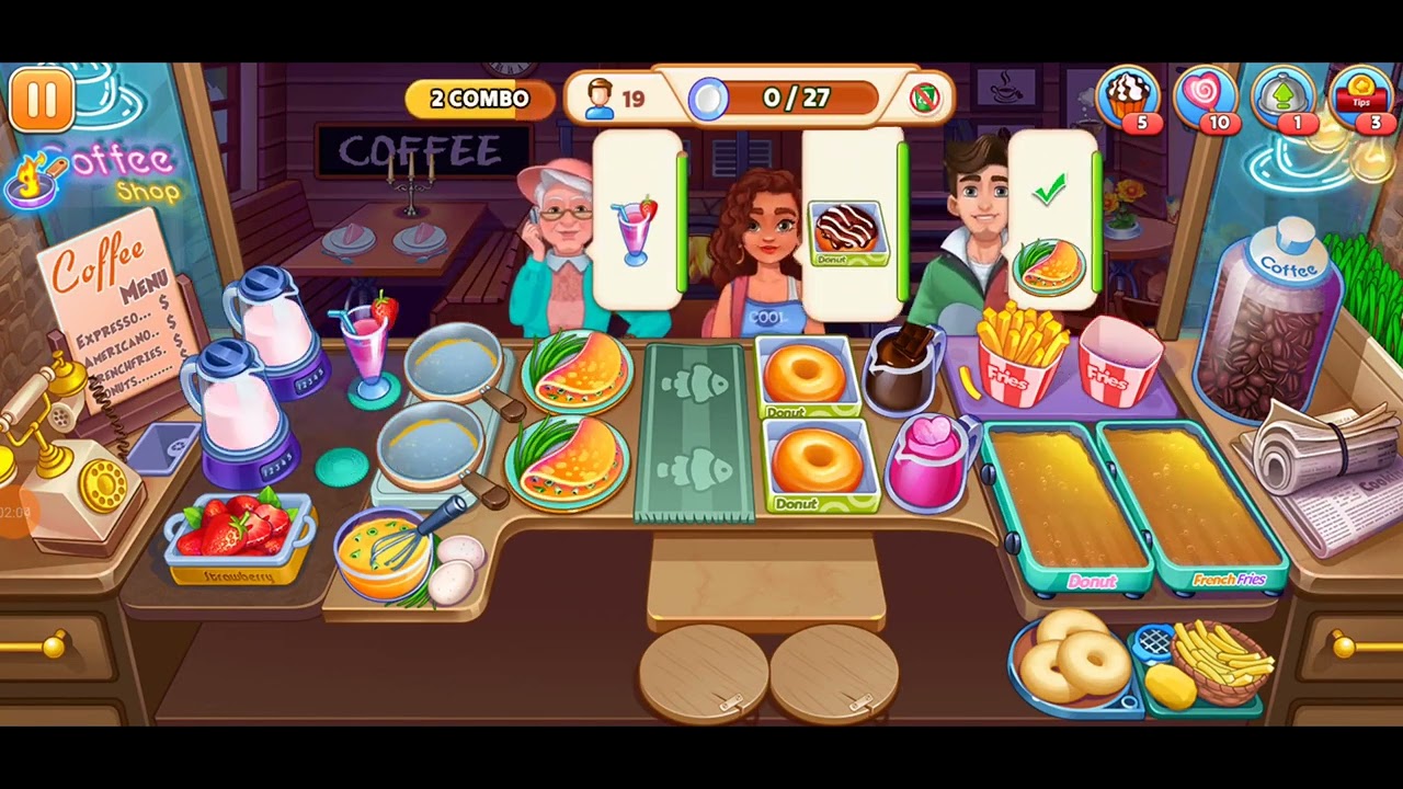 My Cafe Shop Cooking Game - Gameplay Walkthrough #gameplay #walkthrough ...