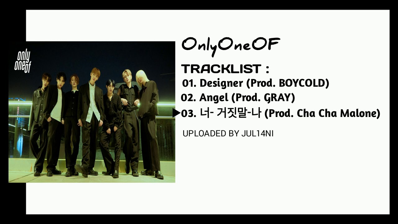 [FULL ALBUM] OnlyOneOF (온리원오브) - Produce by [] Part 1 - YouTube