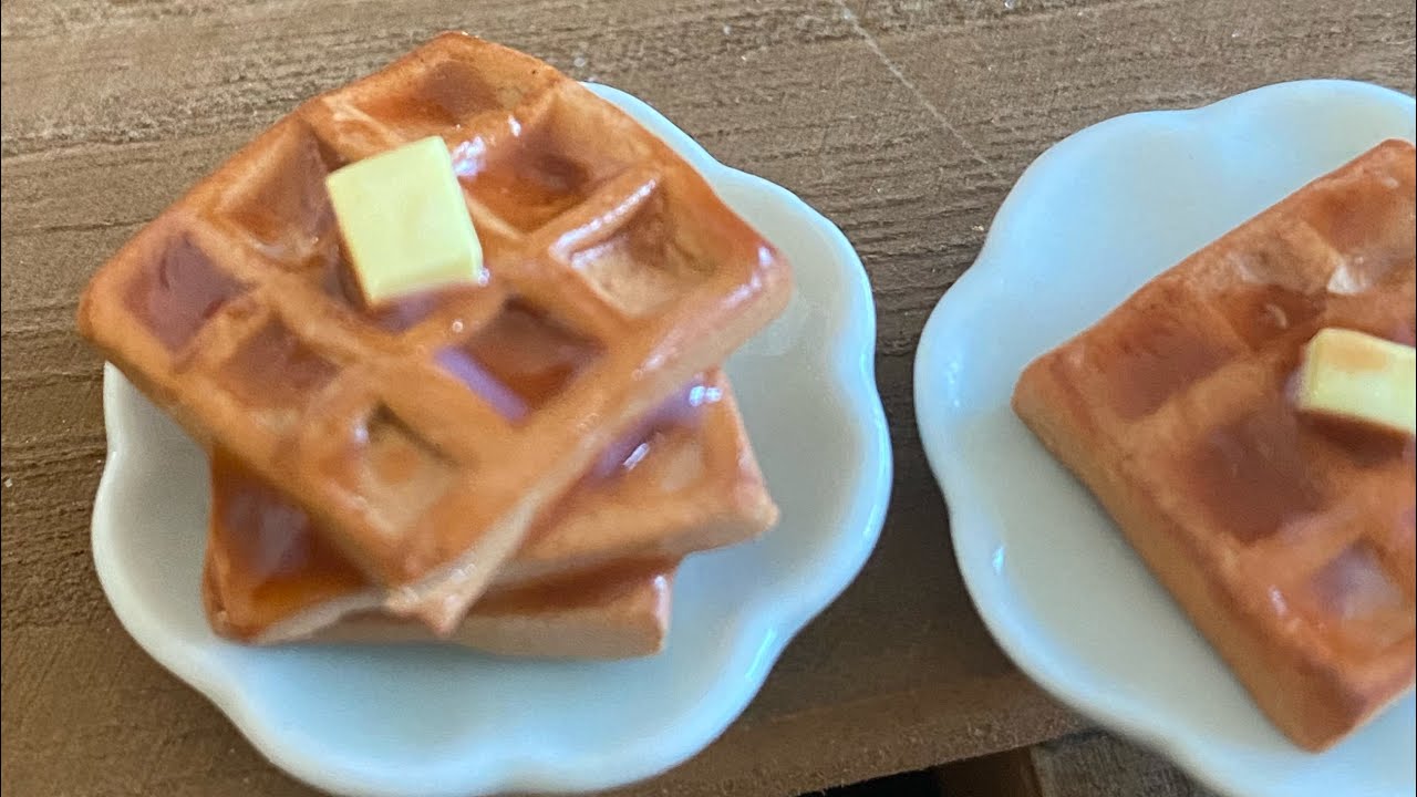 DIY Miniature Waffles - YouTube