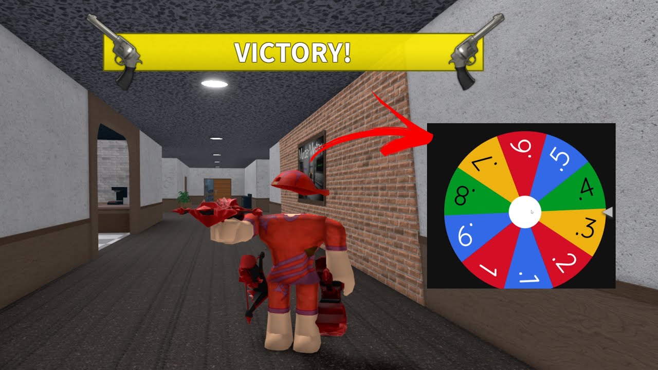 MM2 BUT A WHEEL DECIDES WHAT SENSITIVITY I PLAY ON... (Murder Mystery 2 ...