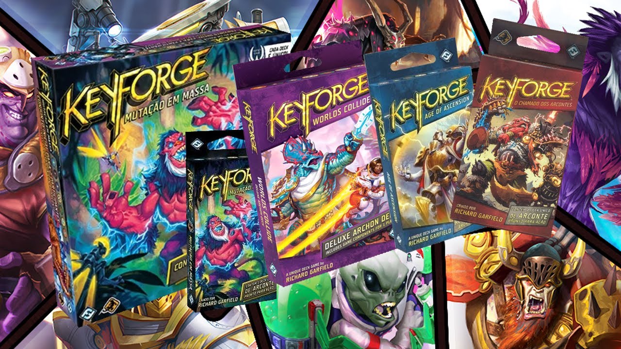 KEYFORGE MEGA UNBOXING - YouTube