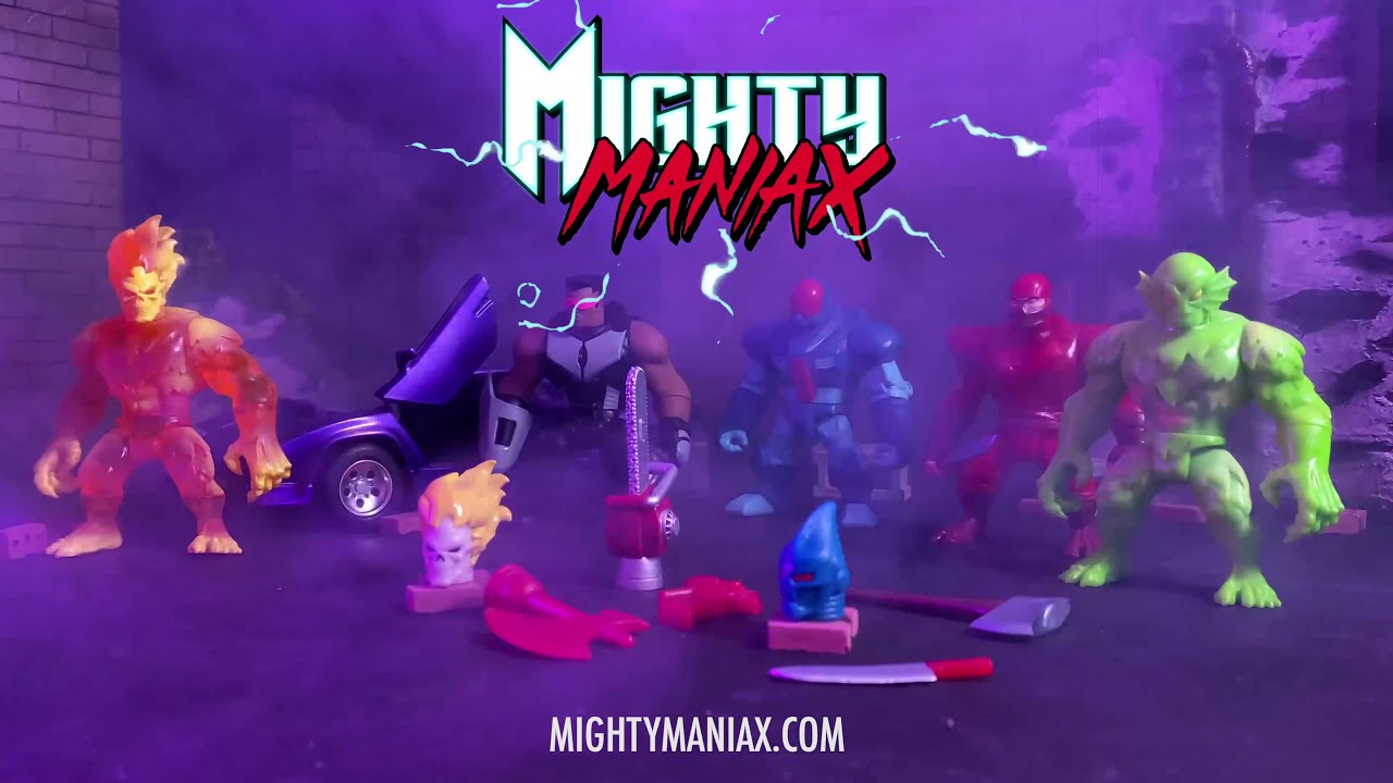 Mighty Maniax Glyos Compatible Action Figures - YouTube