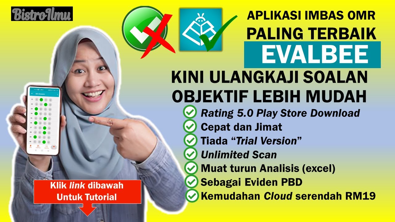 EVALBEE | APP TERBAIK SCAN OMR | TUTORIAL INSTALL & PENGGUNAAN - YouTube