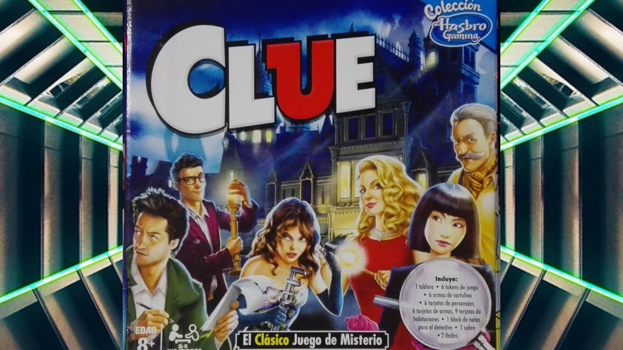 Unboxing Clue de Colección Hasbro Gaming de Juegos de Mesa con ...