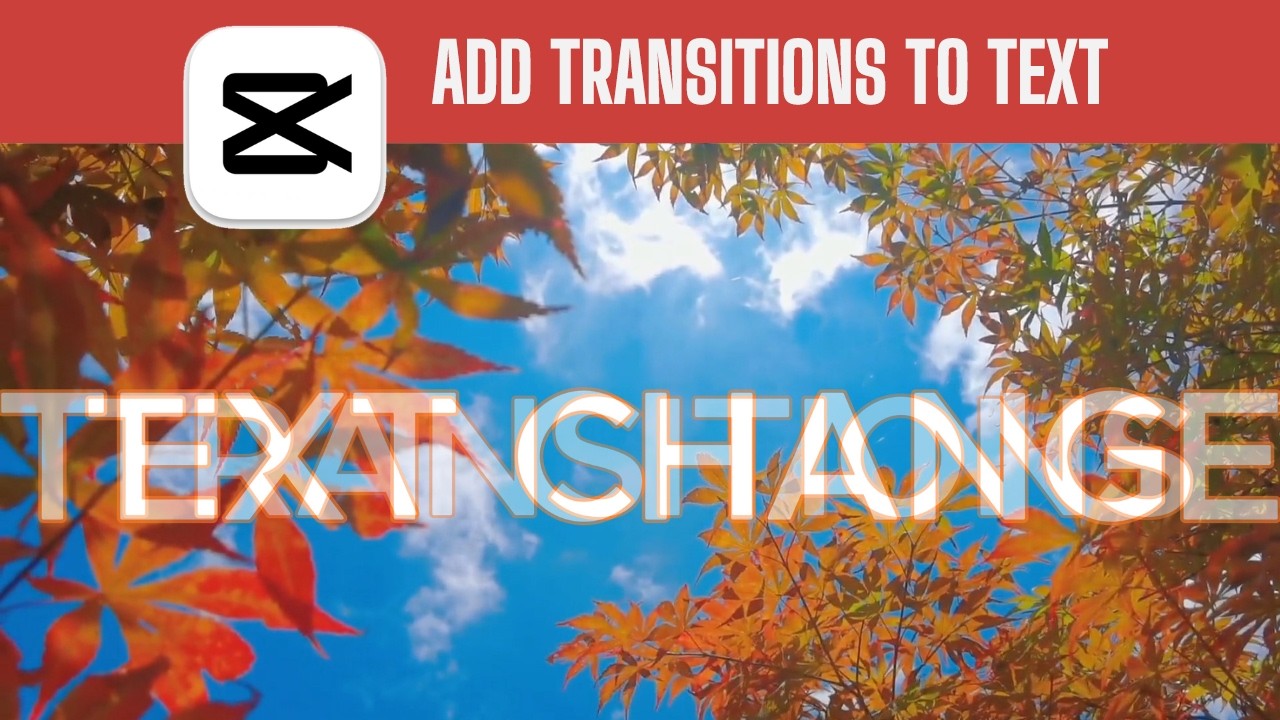 How to Add Transitions to Text in CapCut PC | Step-by-Step Tutorial ...