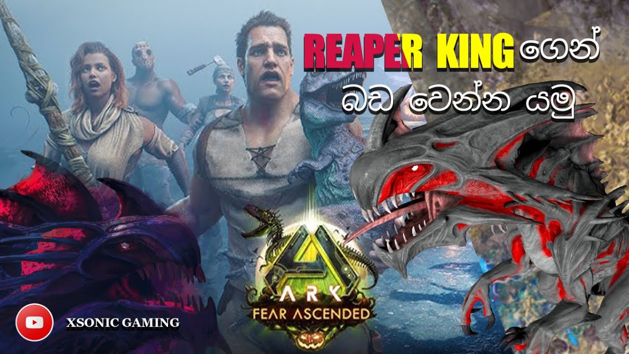 Reaper King ගෙන් බඩ වෙන්න යමු | 🔴 Live | ARK ASA Sinhala Gameplay - YouTube