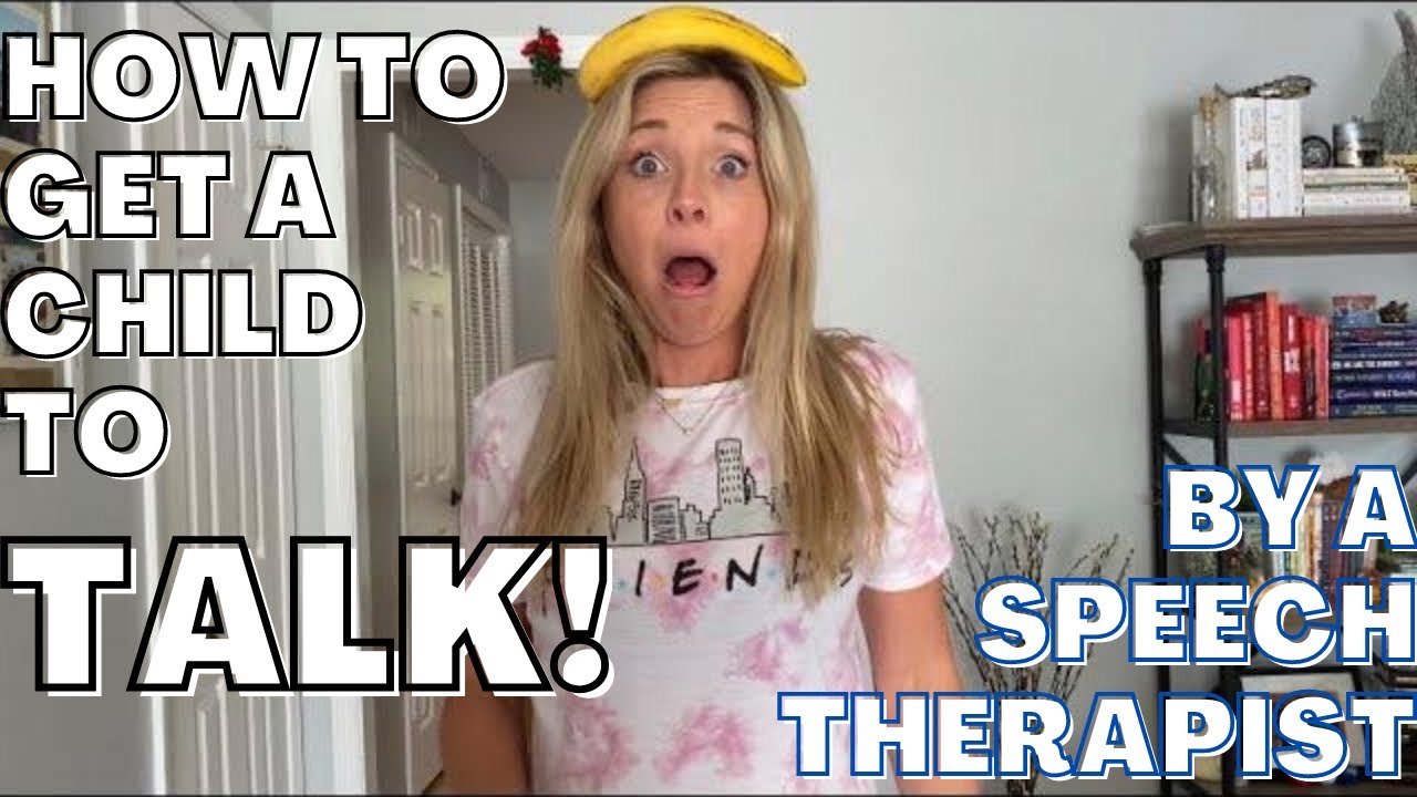 HOW TO GET A CHILD TO TALK! At Home Speedy Speech Therapy Activities ...