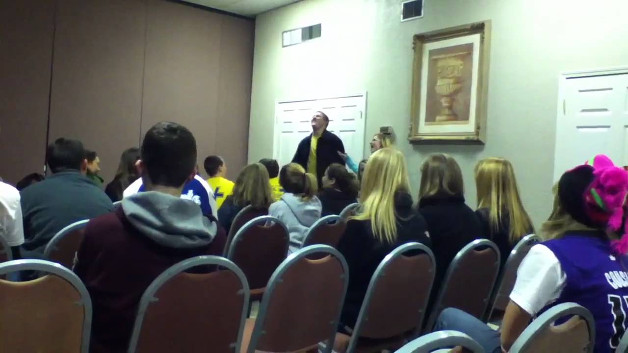 Gorilla man gun game in bible study - YouTube
