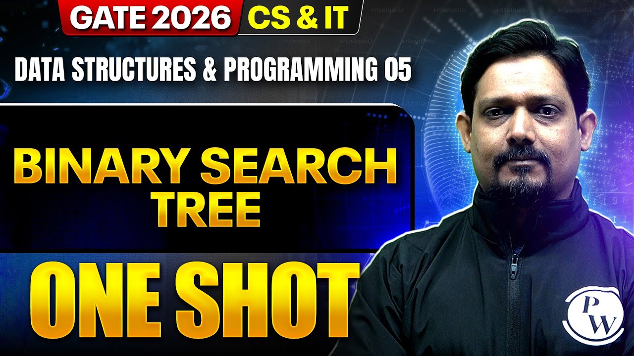 Data Structures & Programming 05 : Binary Search Tree One Shot | CS ...