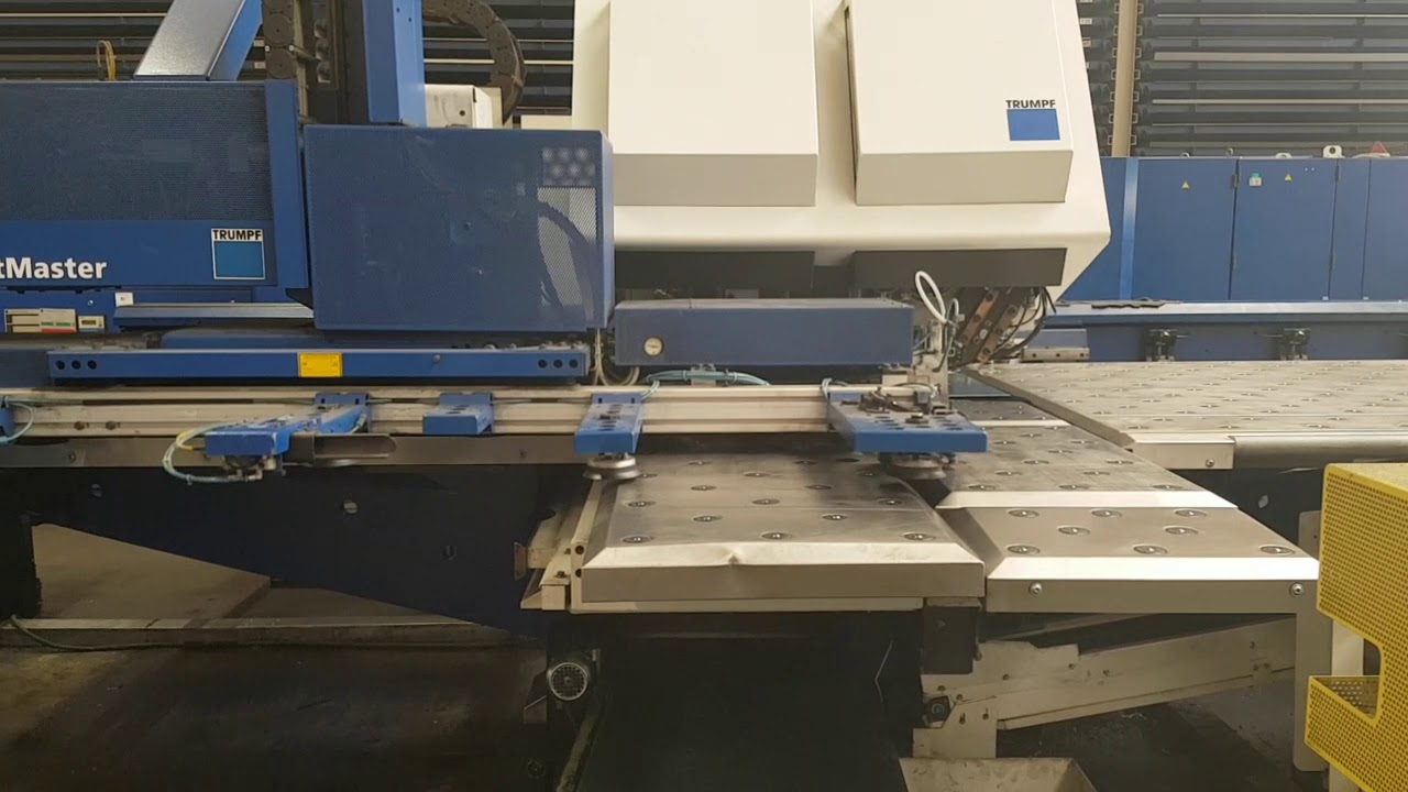 Laserpress Trumpf TC 6000 L - 1600 FMC - 3200 Watt, Baujahr 2007 - YouTube