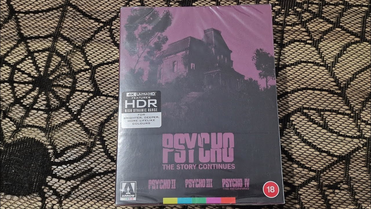 Psycho The Story Continues 4k Box Opening (Arrow Video) - YouTube