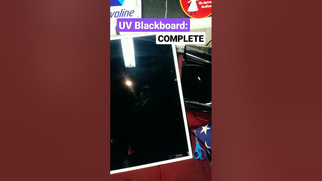 DIY UV Blackboard Pt.2 \\ Tire Fire 🔥 - YouTube