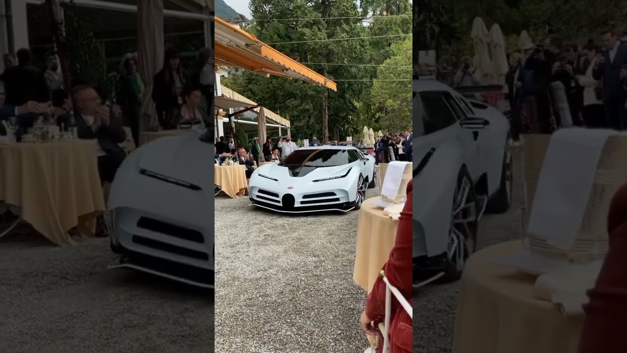 Bugatti Centodieci at Marriage How is Looks like White Gold⚡🌟 - YouTube