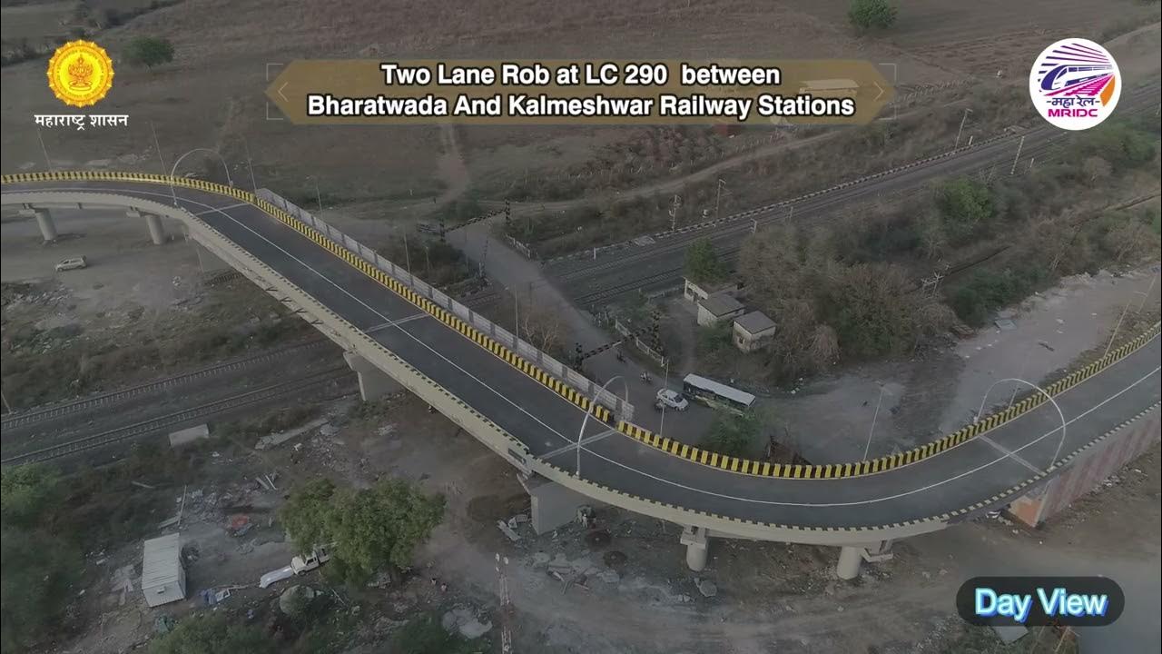 Road Over Bridge (ROB) at LC 290 Commissioned by #MahaRail - YouTube