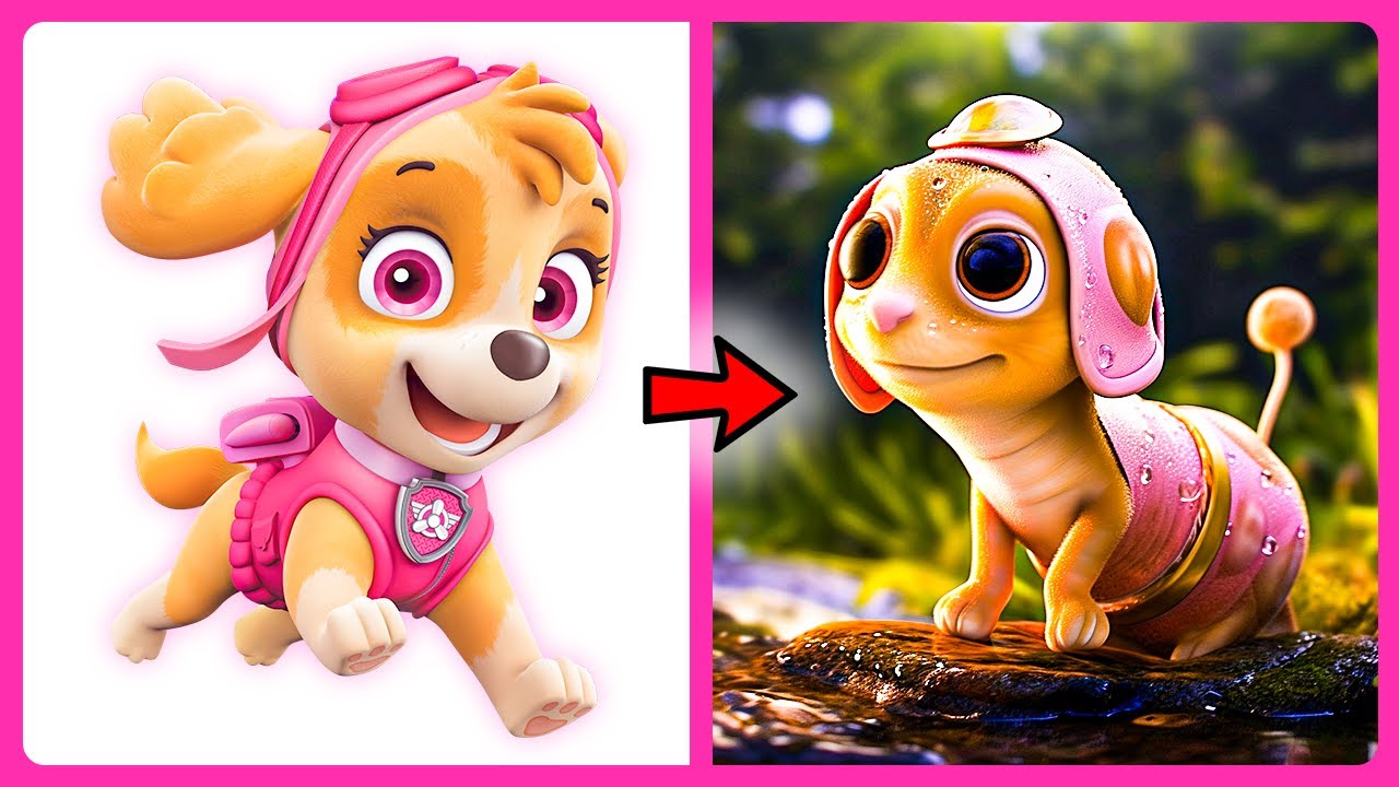 🐌 PAW PATROL as SNAIL 🦴 All Characters - YouTube