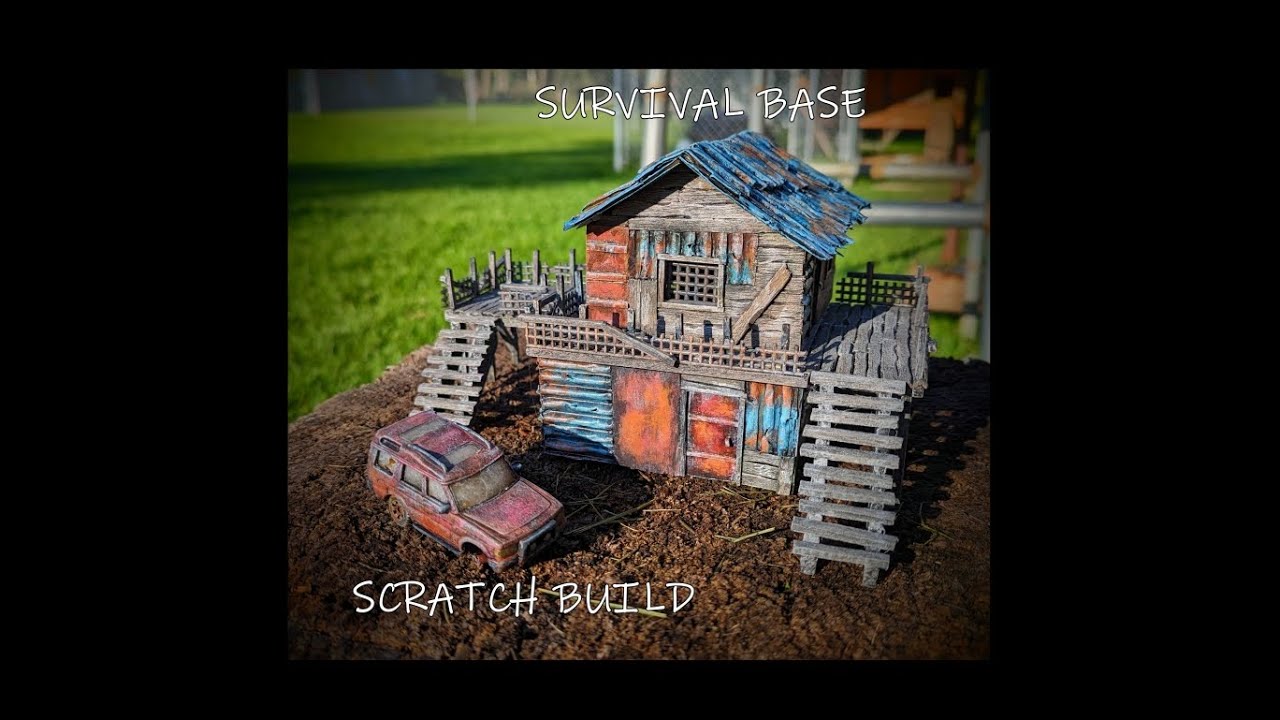 Post Apocalyptic Survival Base - Scratch Build Diorama Part 1 - YouTube
