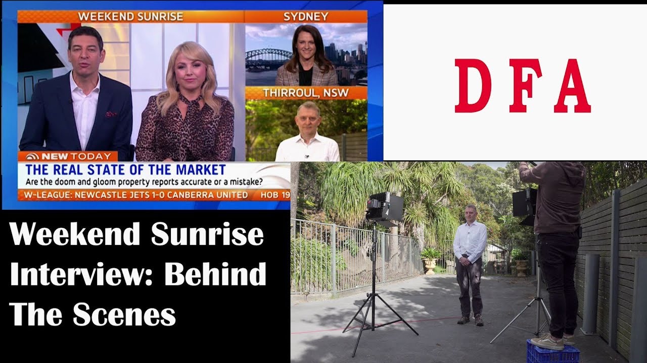 Weekend Sunrise Interview And Behind The Scenes - YouTube