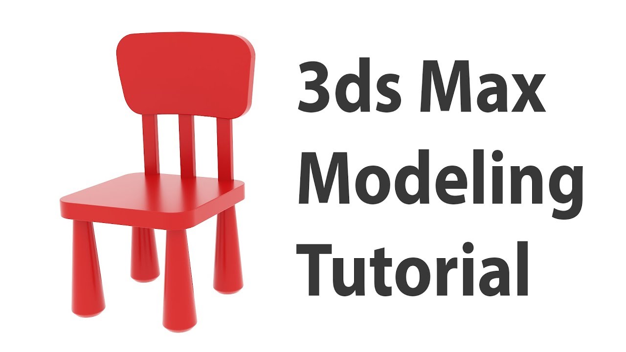 3dsmax Modeling Tutorial Ikea Chair Youtube