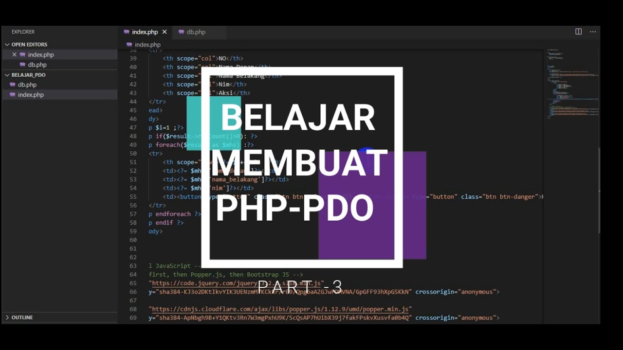 PHP PDO PART 3 - YouTube