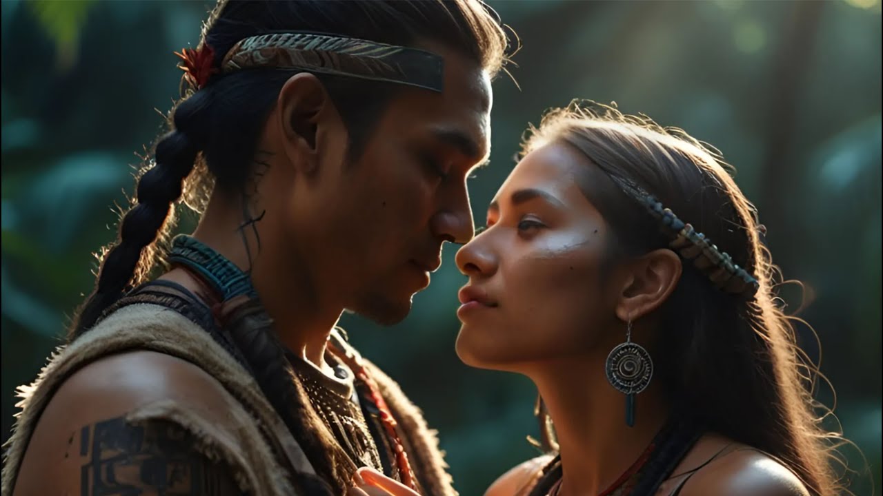 CONNECTION 🍃 AZTEC song 🍃 spiritual drumming meditation : shaya ...